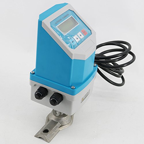 Graigar TUF-2000F+TM-1 Portable Waterproof Fixed Ultrasonic Flow Meter Flowmeter Clamp-on Transducer TM-1 DN50-700mm 1.97-27.56in