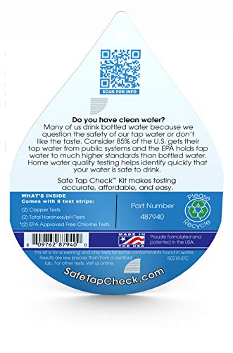 Industrial Test Systems - Safe Tap Check Home Water Test Kit