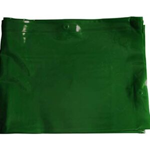 VIZ-PRO Green Vinyl Welding Curtain/Welding Screen, 6' x 6'