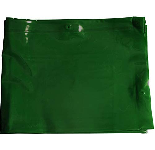 VIZ-PRO Green Vinyl Welding Curtain/Welding Screen, 6' x 6'