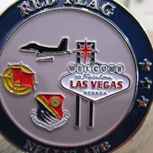 United States Air Force Nellis Red Flag 64th Aggressors 57th Wing Air Combat Command Challenge Coin