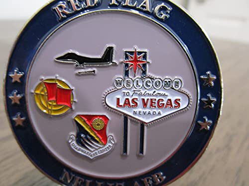 United States Air Force Nellis Red Flag 64th Aggressors 57th Wing Air Combat Command Challenge Coin