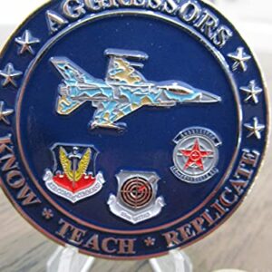 United States Air Force Nellis Red Flag 64th Aggressors 57th Wing Air Combat Command Challenge Coin