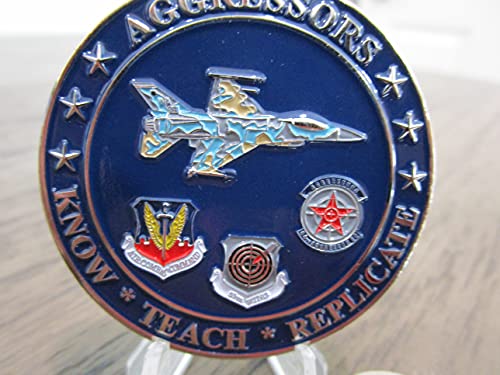 United States Air Force Nellis Red Flag 64th Aggressors 57th Wing Air Combat Command Challenge Coin