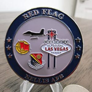 United States Air Force Nellis Red Flag 64th Aggressors 57th Wing Air Combat Command Challenge Coin