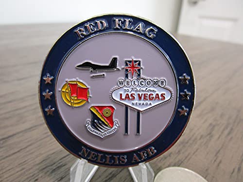 United States Air Force Nellis Red Flag 64th Aggressors 57th Wing Air Combat Command Challenge Coin