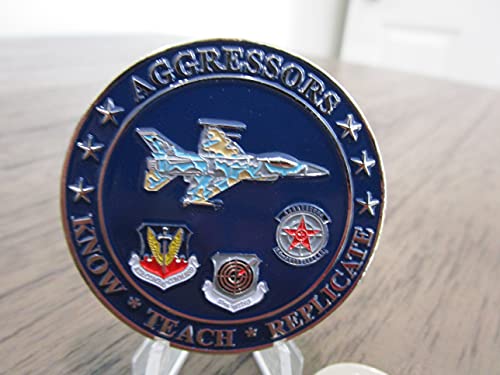 United States Air Force Nellis Red Flag 64th Aggressors 57th Wing Air Combat Command Challenge Coin