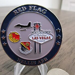 United States Air Force Nellis Red Flag 64th Aggressors 57th Wing Air Combat Command Challenge Coin