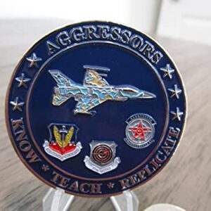 United States Air Force Nellis Red Flag 64th Aggressors 57th Wing Air Combat Command Challenge Coin