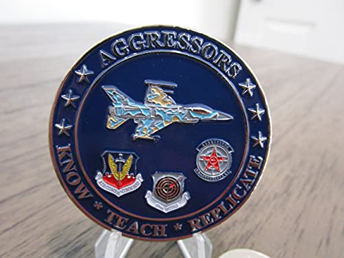 United States Air Force Nellis Red Flag 64th Aggressors 57th Wing Air Combat Command Challenge Coin