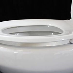 LUXE Bidet 4 piece Universal Toilet Seat Bumper Kit, comes with Strong Adhesive