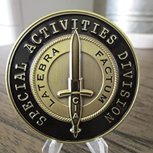 Set of 4 CIA Covert Action Challenge Coins SAD SOG Seal Team VI Grim Reaper