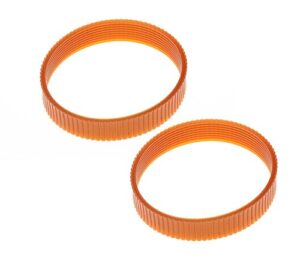 foxbc 2 pack planer drive belt 429962-08 replacement for dewalt dw734 planer - 9 ribs