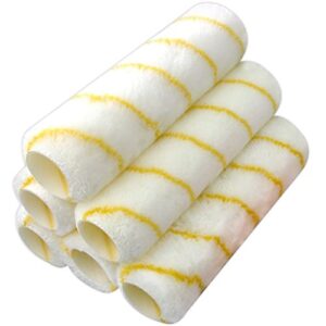 pro grade - paint roller covers - 1/2 x 9 inch microfiber 6 pack