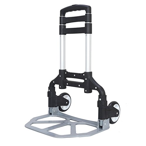 Folding Hand Truck Moving Dolly up to 171 LBS Capacity Aluminum Folding Hand Cart Platform Trolley