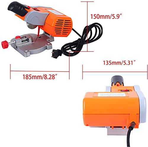 YaeTek 110V Mini Bench Top Cut-off Miter Saw for Arts & Crafts Cutting Wood Plastic Metal Benchtop DIY - 2" Blade 1/2" Cuting Depth