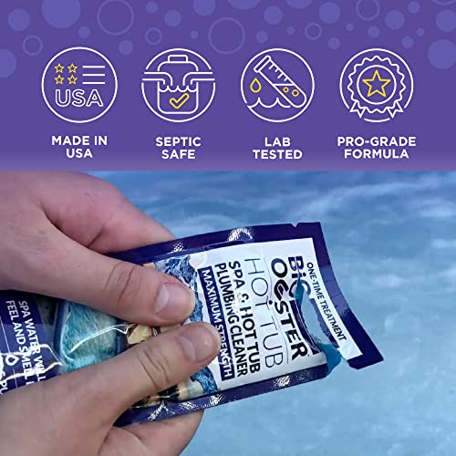 Bio Ouster Spa Purge Hot Tub Jet Cleaner - Hot Tub Chemicals, Inflatable Hot Tub Chemicals, Hot Tub Cleaner for Jets and Tubes, Spa Chemicals for Hot Tub, Spa Cleaner Hot Tub and Spa Chemicals (Kit)