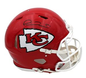 patrick mahomes signed kansas city chiefs speed authentic nfl helmet - autographed nfl helmets