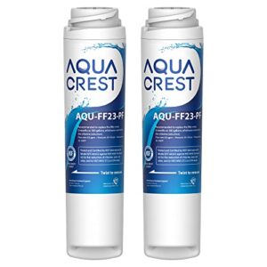 aqua crest fqropf, fqslf under sink water filter replacement, replacement for fqropf, fqslf, gxsv65r, gqsv65r, pxrq15f, pnrq15f, nsf 42 certified (2 pack), model no.aqu-ff23-pf