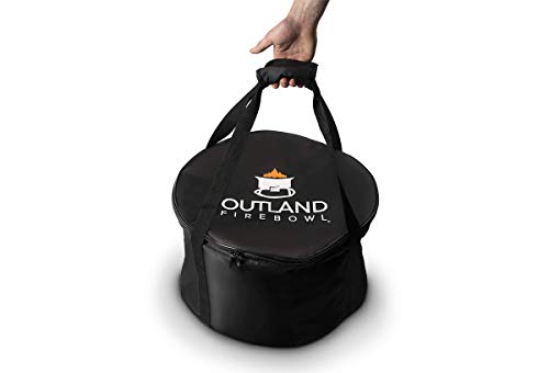 Outland Living 762 UV and Weather Resistant Cypress Fire Pit Carry Bag, Fits 21-Inch Diameter Outdoor Propane Gas, Black