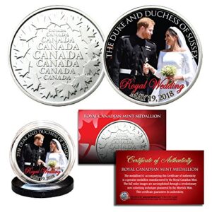 prince harry & meghan markle official look of love photo royal wedding rcm coin