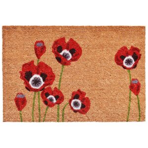 Calloway Mills Red Poppies Doormat