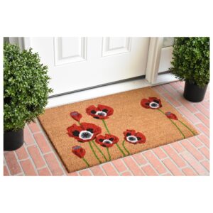 Calloway Mills Red Poppies Doormat