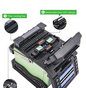 Core Aliginment Portable FTTH Optical Fiber Fusion Splicer GX39 Welder Splicing Machine SOC Holder is Aviliable