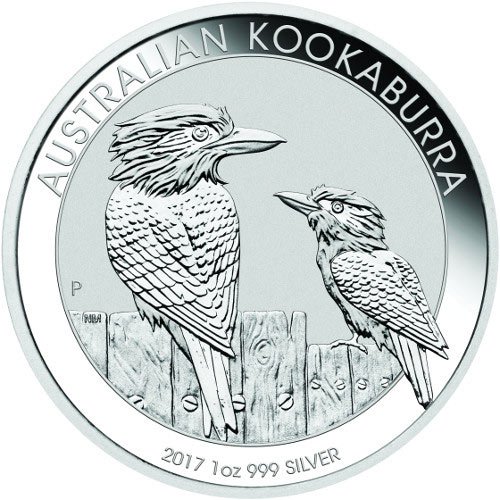 2017 P 1 oz Australian Silver Kookaburra Coin $1 Seller Perfect Uncirculated