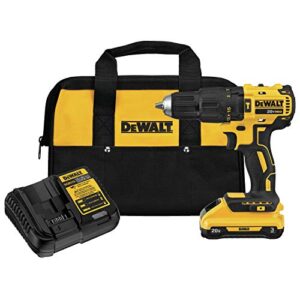 dewalt dcd778l1 20v max* cordless compact hammer drill/driver