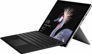 microsoft surface pro 12.3 inches tablet pc intel core m3-7y30 processor, 4gb ram, 128gb ssd, wifi, windows 10 pro, silver (renewed)