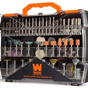 WEN 230282A 282-Piece Rotary Tool Accessory Kit with Carrying Case