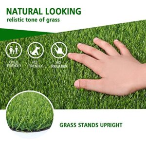 MAYSHINE Artificial Grass Door Mat Indoor/Outdoor rug Green Turf Perfect For Multi-Purpose Home Entryway Scraper Doormat dog Mats 17x29.5 Inches