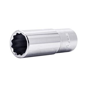 Genius Tools 1/2" Dr. 25/32" Deep Hand Socket (12-Point) - 477825