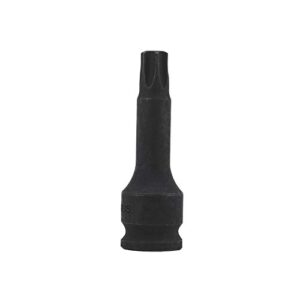 genius tools 3/8" dr. t-30 star impact bit socket, 60mml (cr-mo) - 3460s30