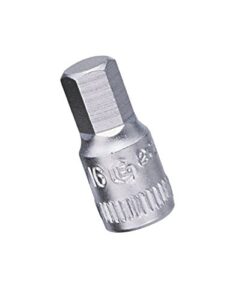 genius tools 1/4" dr. 5mm hex head hand socket - 232805