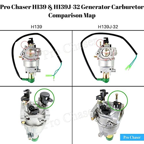 Pro Chaser 16100-Z5L-F11 16100-ZF6-743 16100-ZH9-V01 16100-ZH9-V02 Carburetor for Honda EB3800X EM3800SX EG4500CX EM4500CX EM4500CXS EM4500SX EP4500CX EP5000CX EB6500X EM6500SXK1 EB6500SX Generator