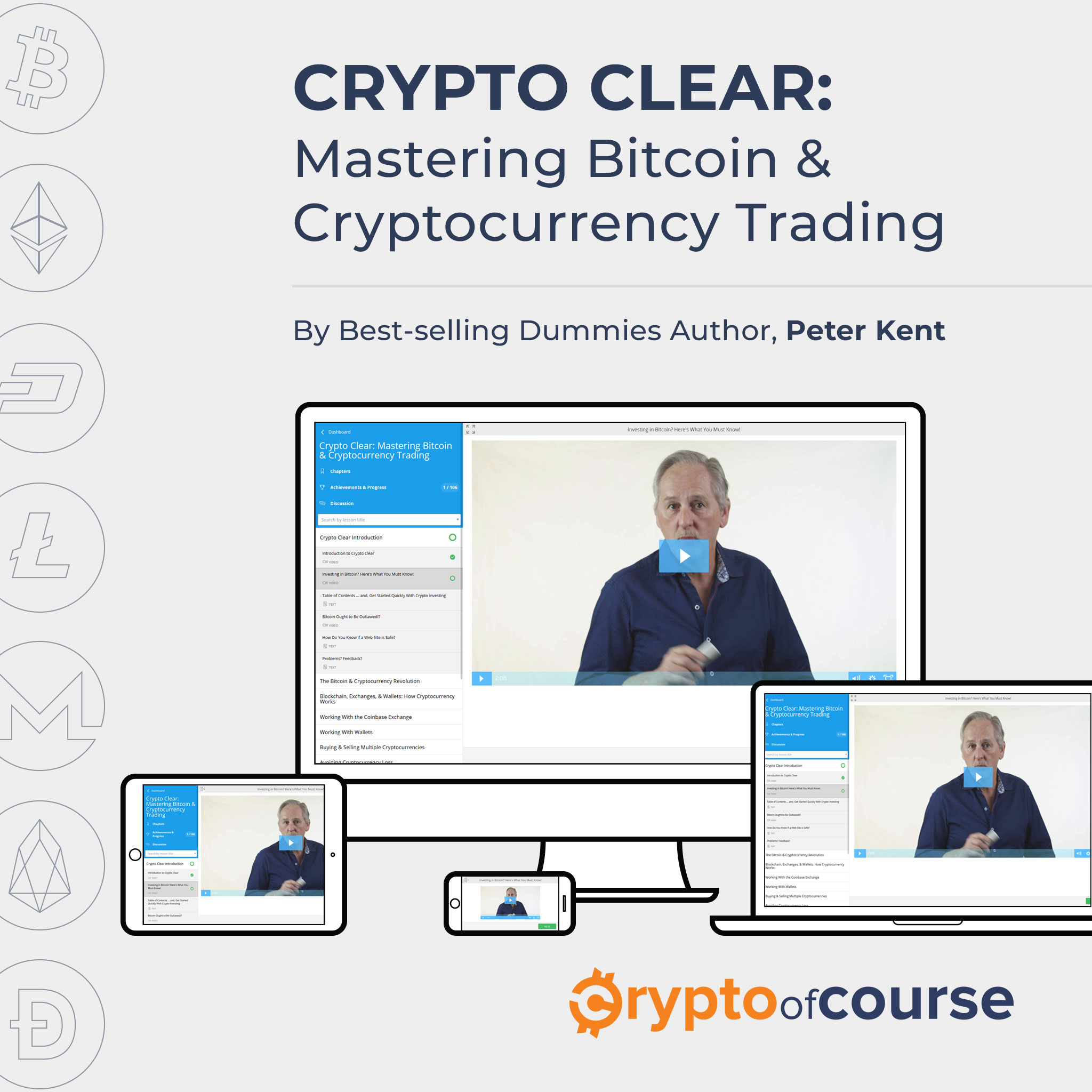 Crypto Clear: Mastering Bitcoin & Cryptocurrency Trading [VIDEO COURSE] [Online Code]