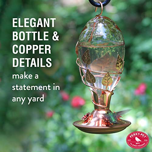 Perky-Pet 8110H-1 32 oz Looking Glass Hummingbird Feeder, Copper