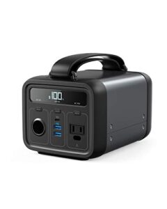 anker portable power station, 213wh/57600 mah powerhouse 200 with 110 ac outlet/30w usb-c power delivery for camping, road trips, emergency, and more