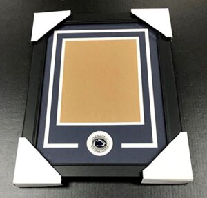 penn state nittany lions medallion frame kit 8x10 photo double mat vertical