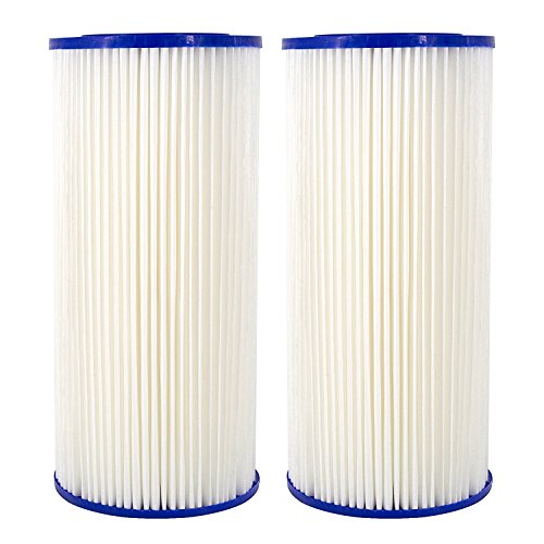 CFS – 2 Pack Heavy Duty Water Filter Cartridges Compatible with R50-BBSA Models – Remove Bad Taste & Odor – Whole House Replacement Filter Cartridge – 50 Micron – White