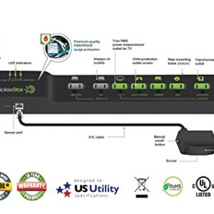 7-outlet AV Advanced PowerStrip+