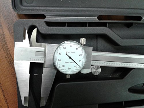 12" Precision Stainless Steel DIAL Caliper White face #104-451-new