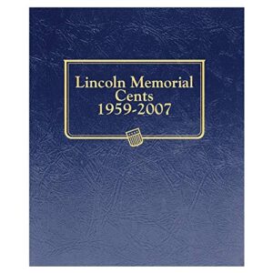 whitman us lincoln memorial cent coin album 1959-2007#9141