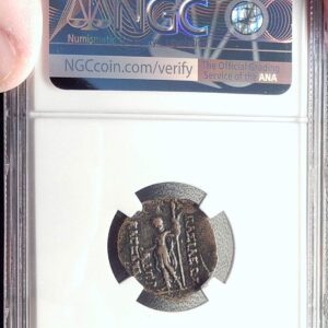 128 GR ALEXANDER II Zabinas Ancient 128BC Seleukid Greek coin VF NGC