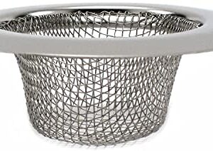 4pcs Bathroom Bathtub Sink Mesh Strainer Stainless Steel (Pack of 4)