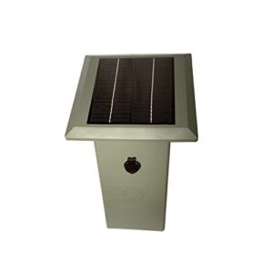 SuperCharge7™ Solar Powered USB Charging Station in Weathered Bronze, Cell Phone Charger, Outdoor, Weatherproof