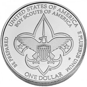 2010 P Boy Scouts Centennial Silver Dollar Commemorative US Mint Uncirculated