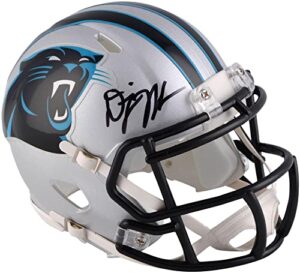 d.j. moore carolina panthers autographed riddell speed mini helmet - autographed nfl mini helmets